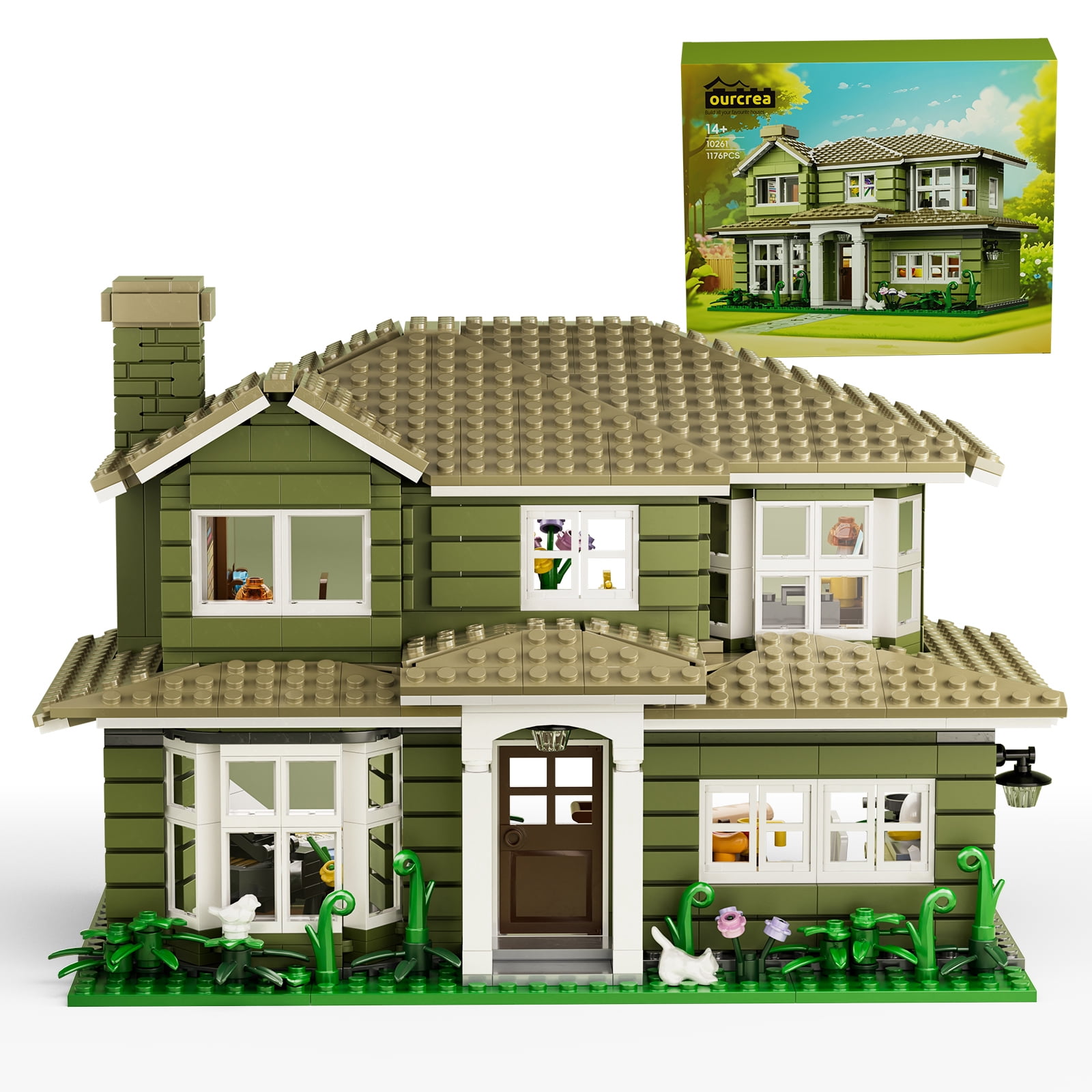 Dunphy House Building Blocks Set Modern Architecture Family House Model ...