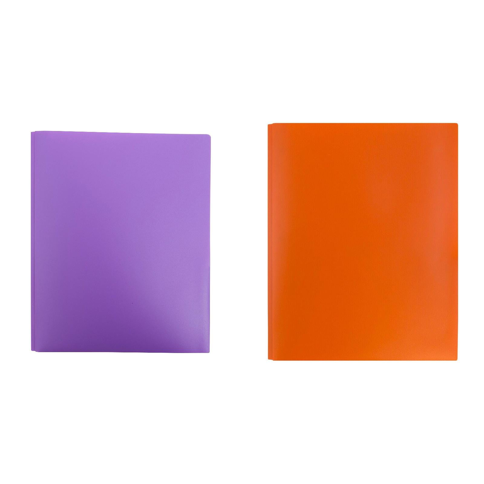 Dunwell Colored Plastic Folder With Pockets And Prongs (Assorted Colors ...