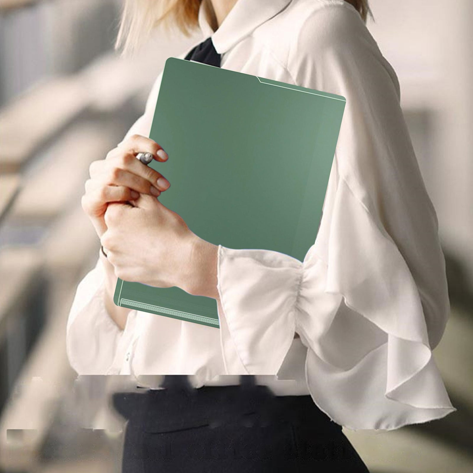 Dunwell Colored Plastic Folder With Pockets And Prongs (Assorted Colors ...