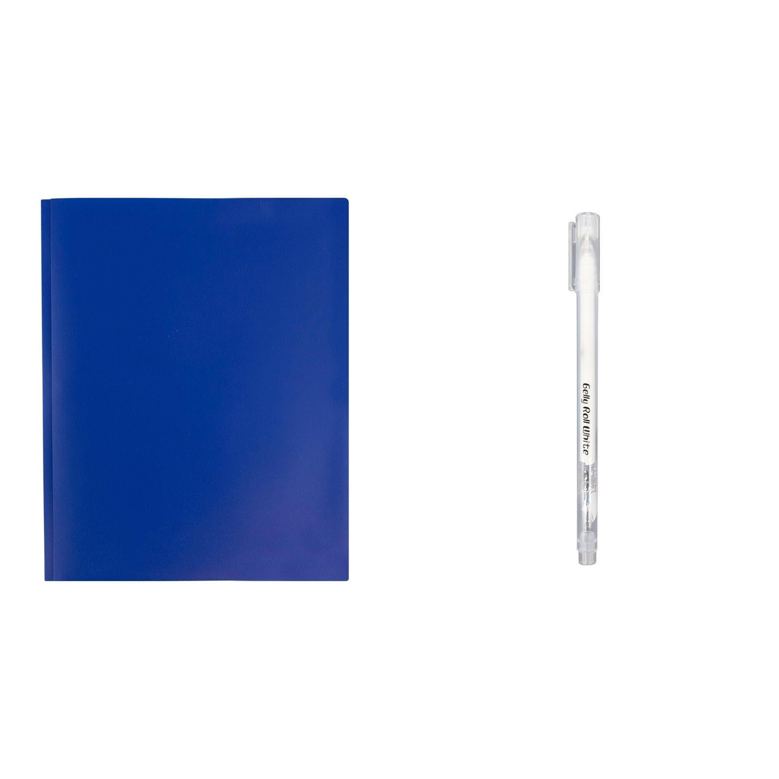Dunwell Colored Plastic Folder With Pockets And Prongs (Assorted Colors ...