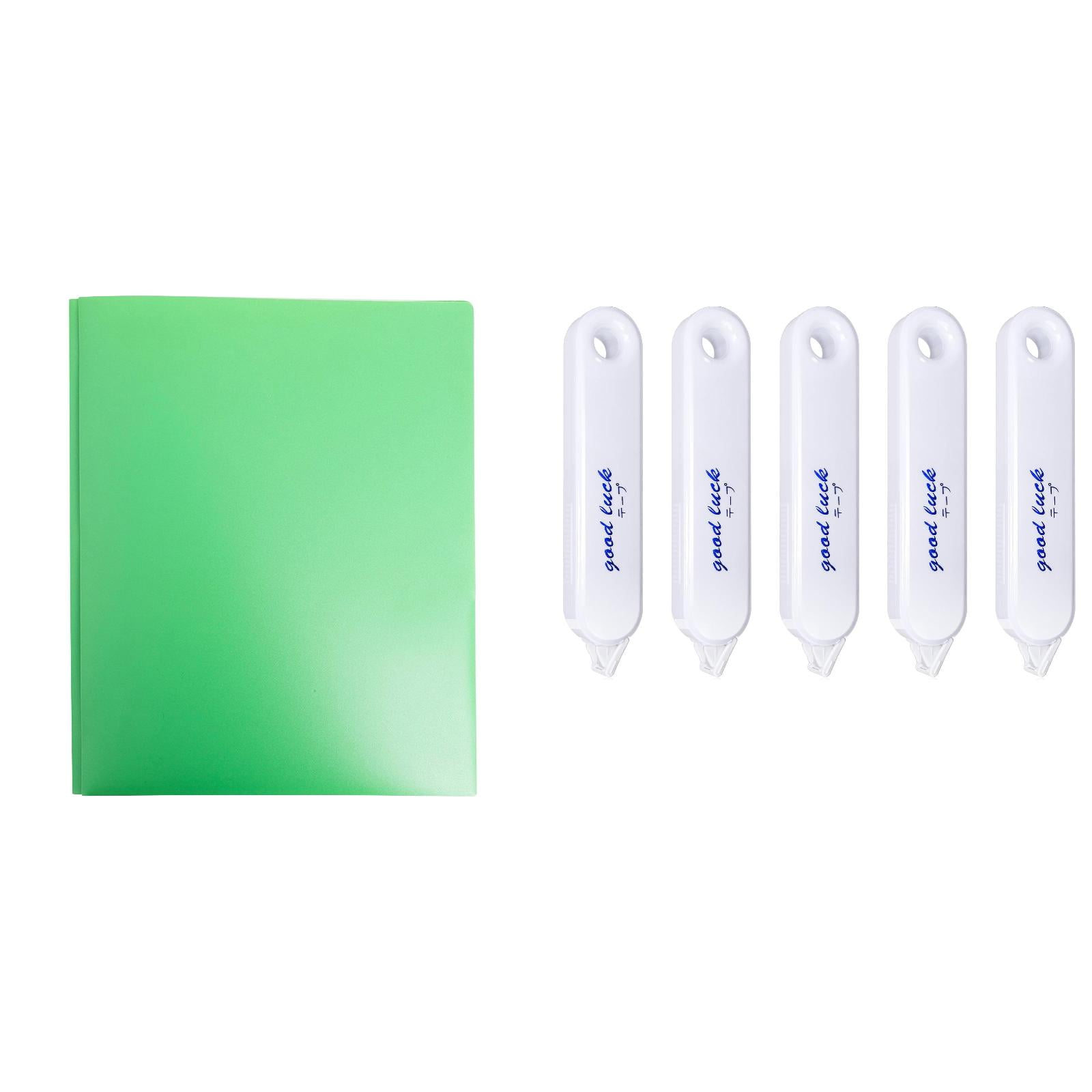 Dunwell Colored Plastic Folder With Pockets And Prongs (Assorted Colors ...