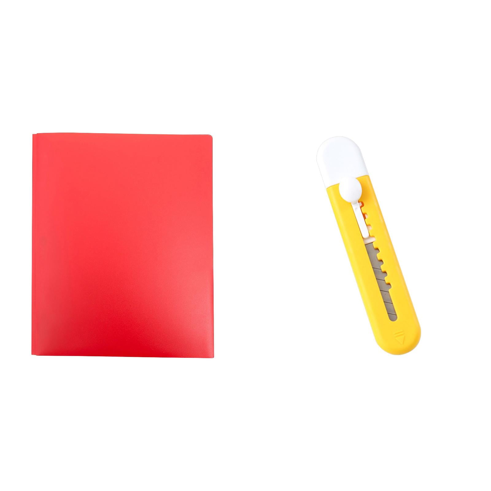 Dunwell Colored Plastic Folder With Pockets And Prongs (Assorted Colors ...