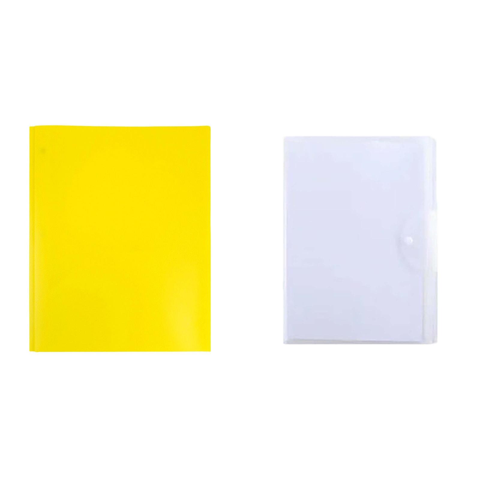 Dunwell Colored Plastic Folder With Pockets And Prongs (Assorted Colors ...