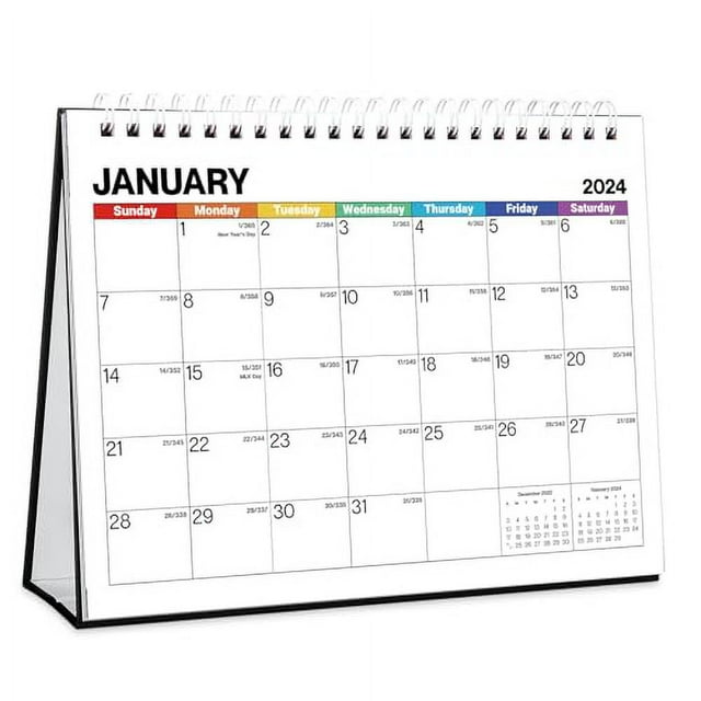Dunwell Standing Desk Calendar 2024, Use 8x6 Small Desk Calendar as ...