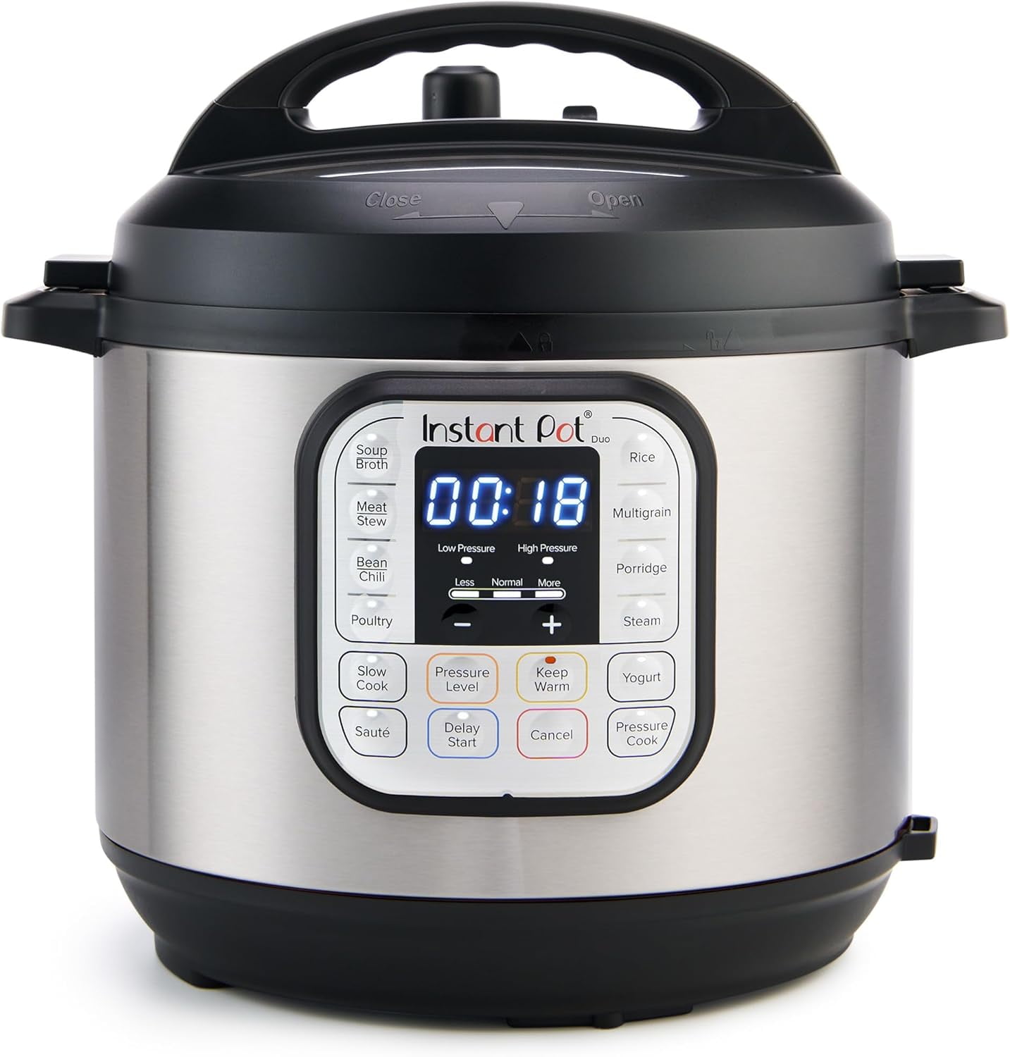 Duo 7-in-1 Electric Pressure Cooker, Slow Cooker, Rice, Steamer, Sauté ...