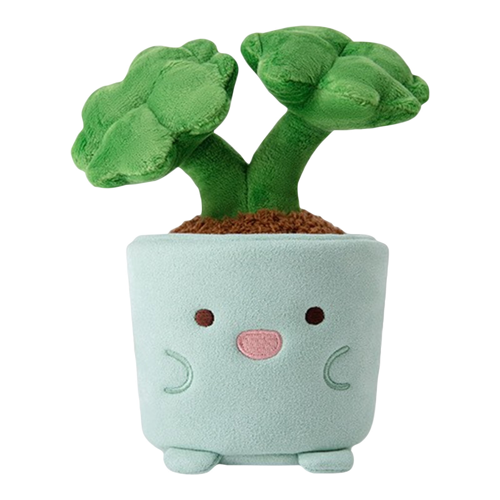 Duo-Ai Plant Pots Plush 7.48Inch - Tulip, Lucky Grass, Mushroom, Lotus ...