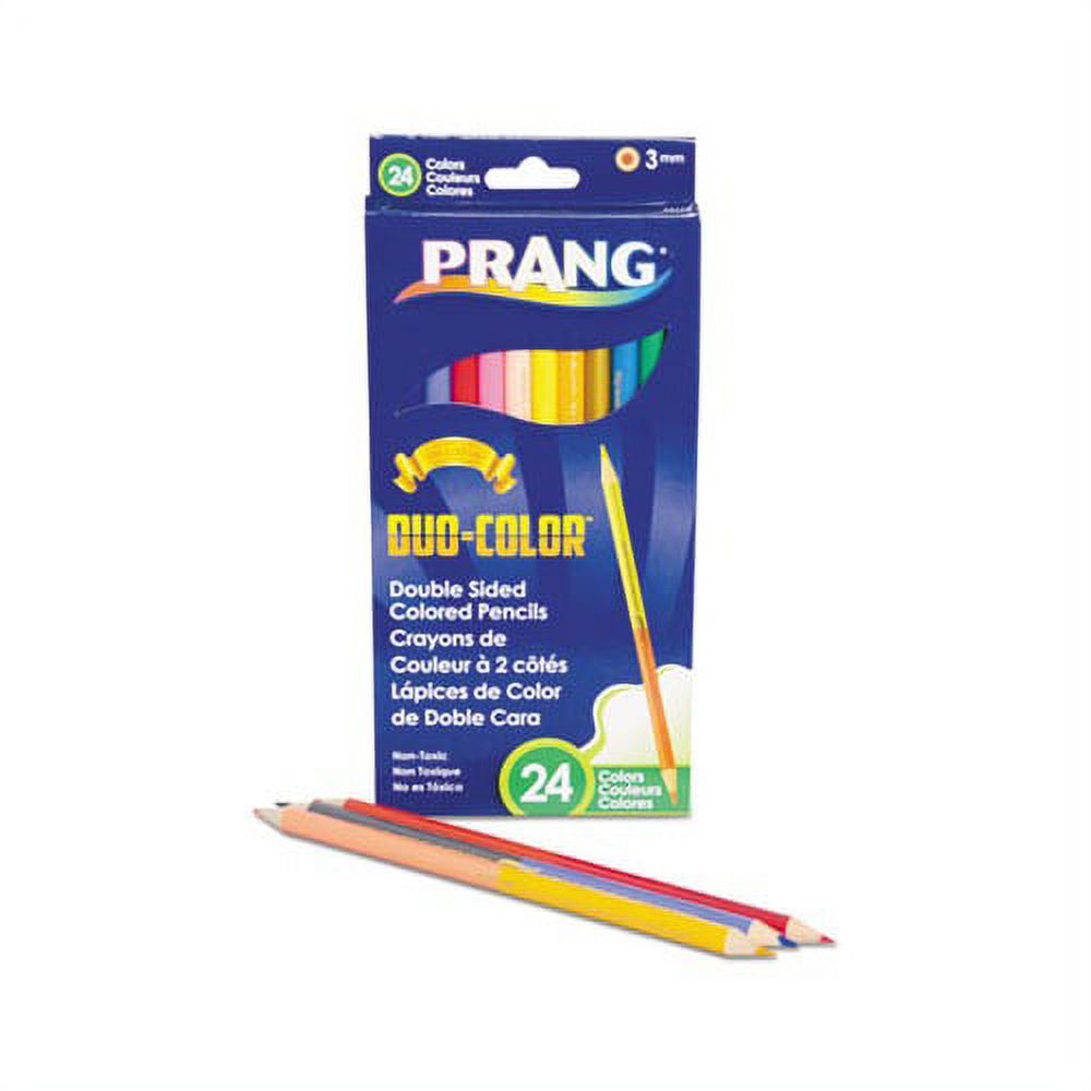 Duo-Color Colored Pencil Sets 3 mm, 2B 1, Assorted Lead/Barrel Colors ...