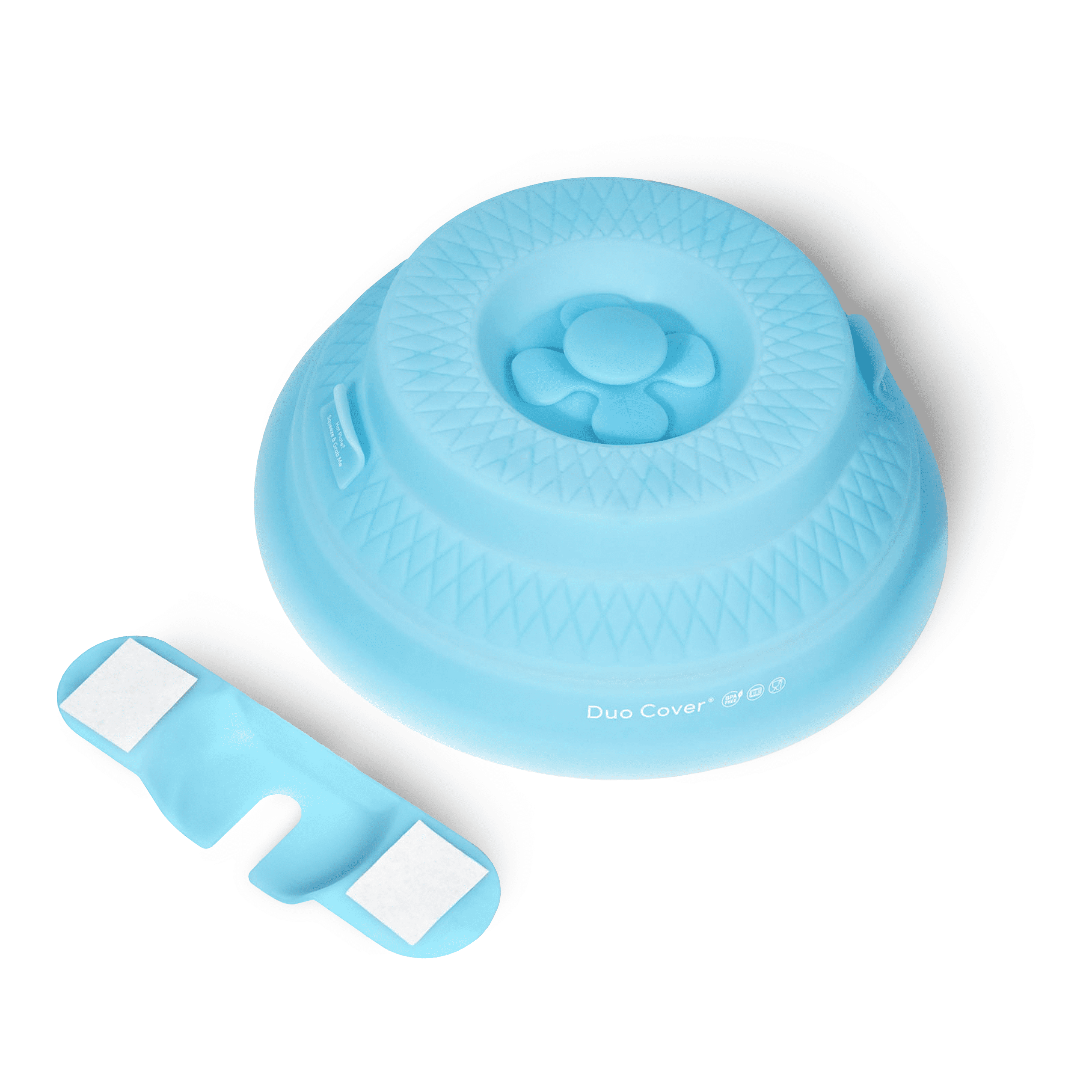 Duo Cover 2.0: 3-in-1 Collapsible Microwave Splatter Cover with Hanging ...