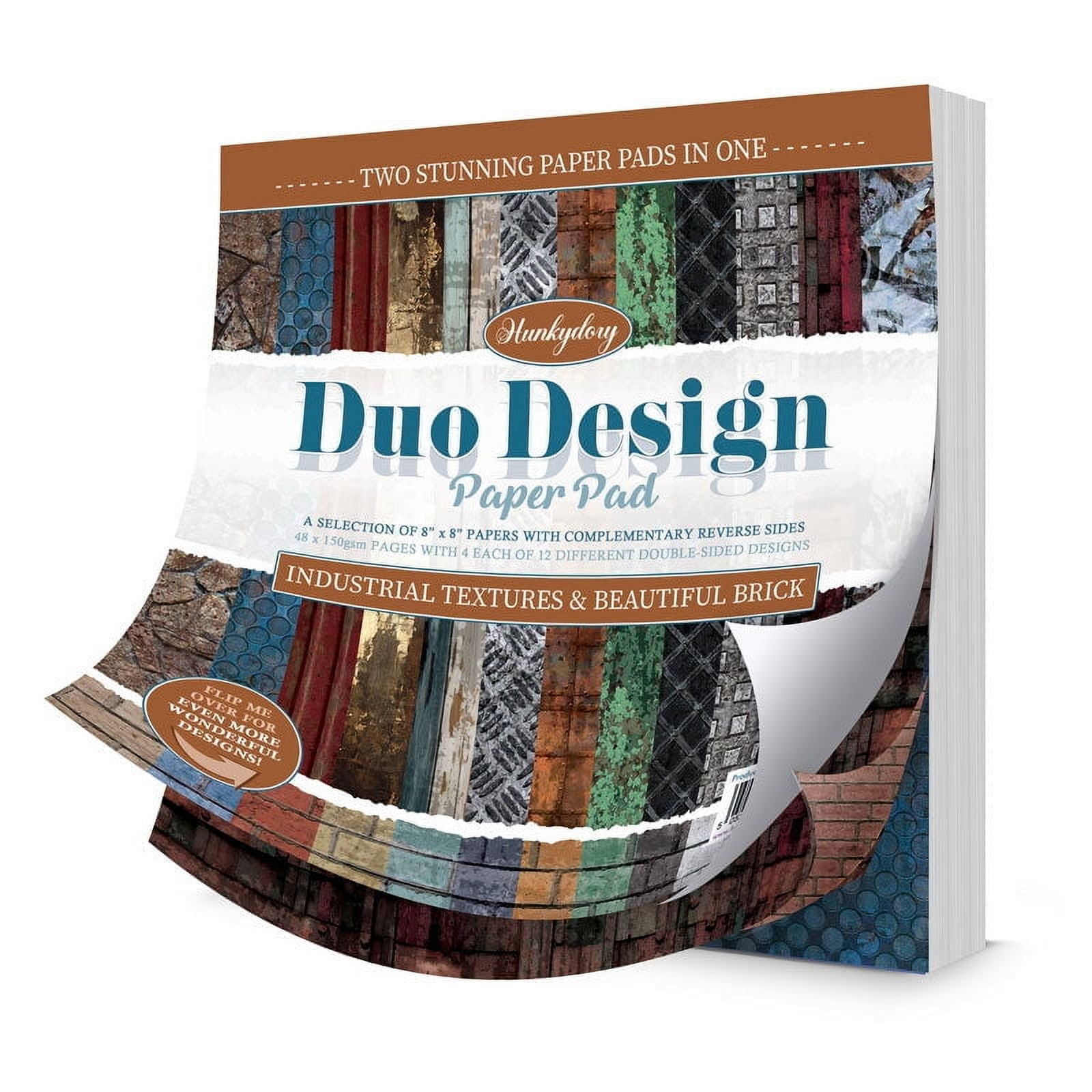Duo Design Paper Pads - Industrial Textures & Beautiful Brick - Walmart.com