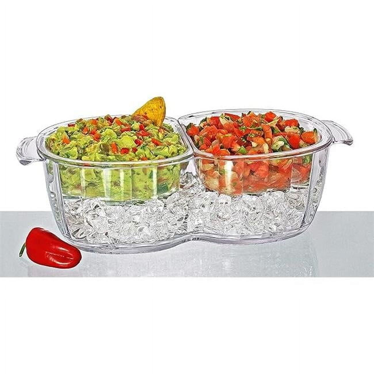 Duo Ice Dip Bowl, Clear - Walmart.com