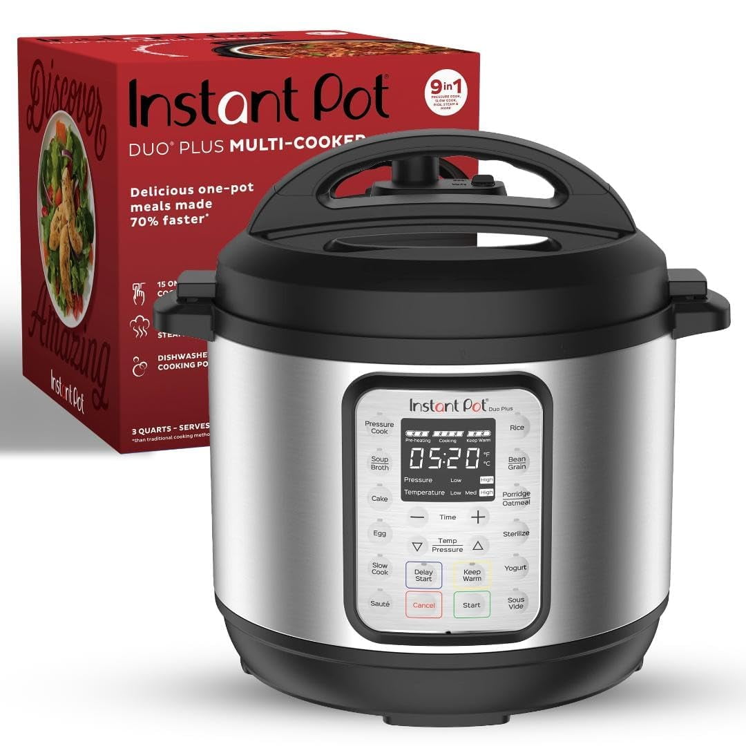 Duo Plus 9-in-1 Multicooker, Pressure Cooker, Slow Cook, Rice Maker ...