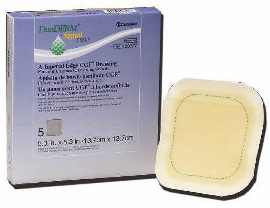 DuoDERM Signal Hydrocolloid Dressing 6 X 7 Inch Triangle Sterile ...