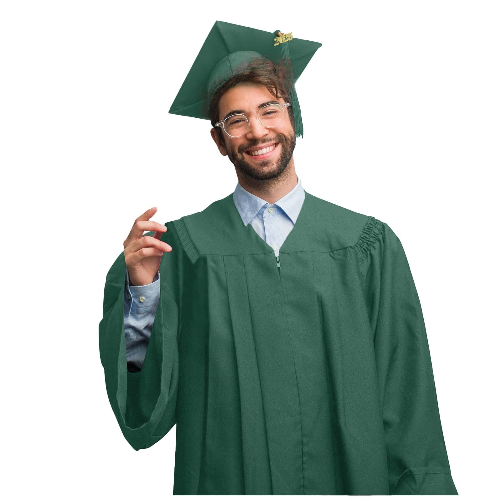 DuoJiaJ Adult Unisex Bachelor Graduation Gown Set College & High School ...