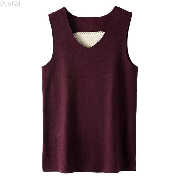 DuoJiaJ And Silk Patch Thermal Vest â Double Lined Heated Base Layer ...