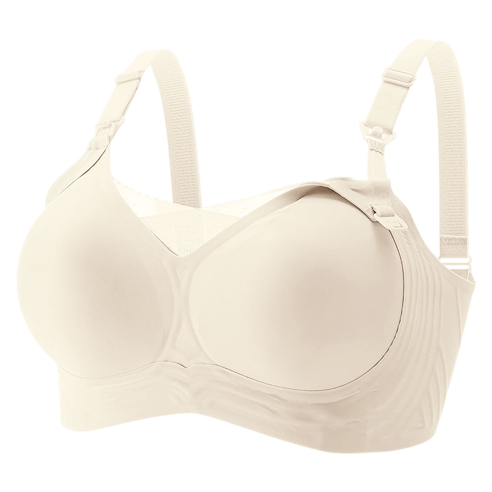 DuoJiaJ Comfortable Seamless Full Coverage Bra For Women Wireless Bras ...