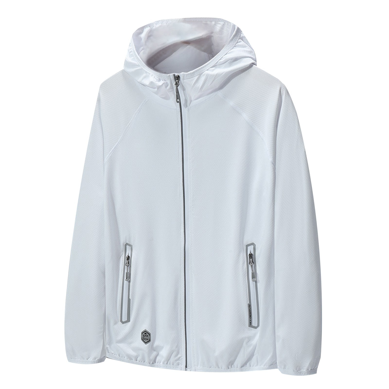 DuoJiaJ Ladies' Casual Solid Color Women's Skin Jacket Thin Cycling ...