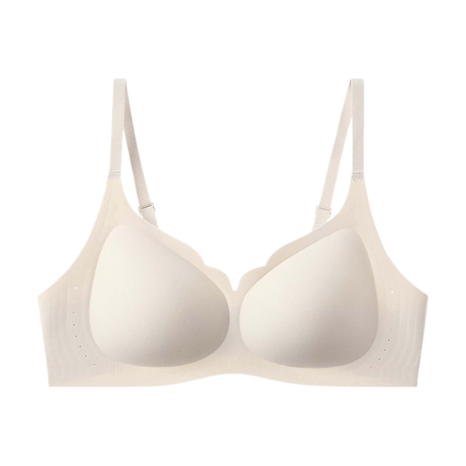 DuoJiaJ Seamless Adjustable Uplift Bra Side Spill Wire Push Up Sag Thin ...