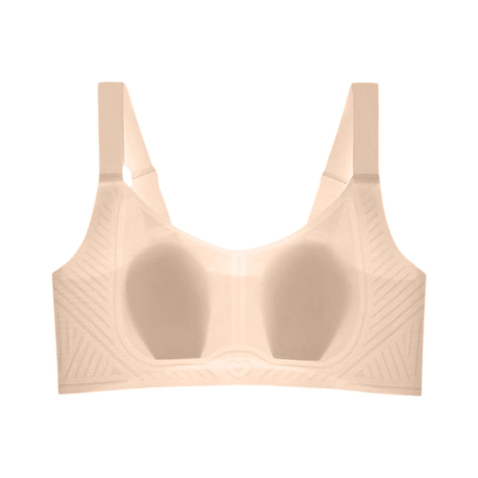 DuoJiaJ Thin Seamless Rabbit Ear Bra With Breathable Fabric Push Up ...