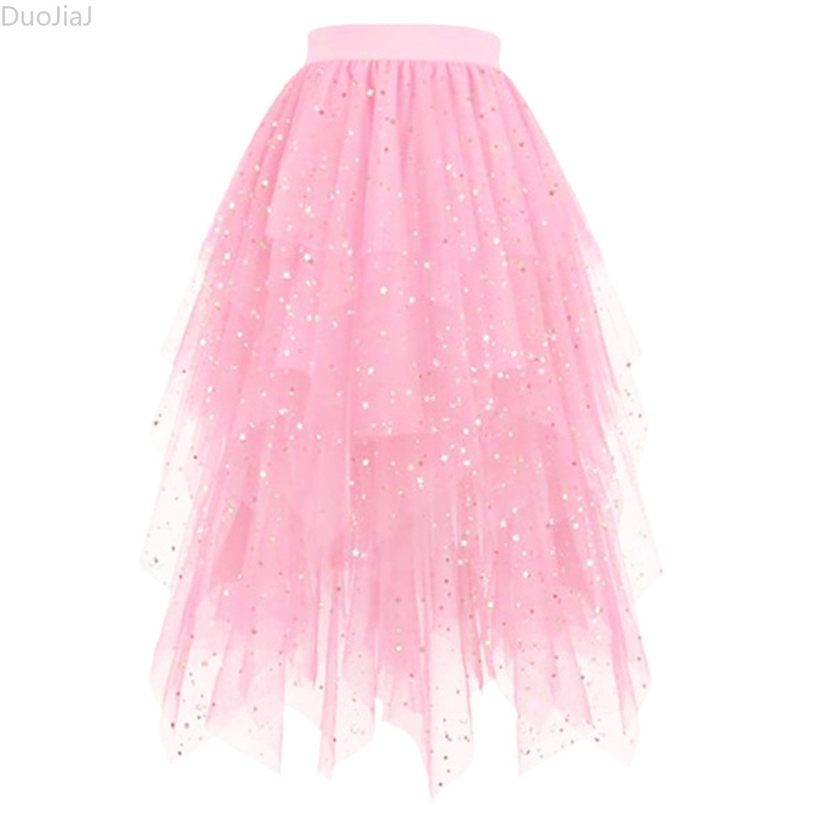 DuoJiaJ Tulle Skirts for Women, Puffy Skirt Asymmetrical Midi Length ...