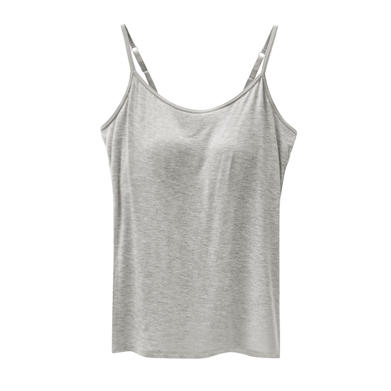 DuoJiaJ Women With Chest Pads Five Fingers Without Steel Ring Bra Cups ...