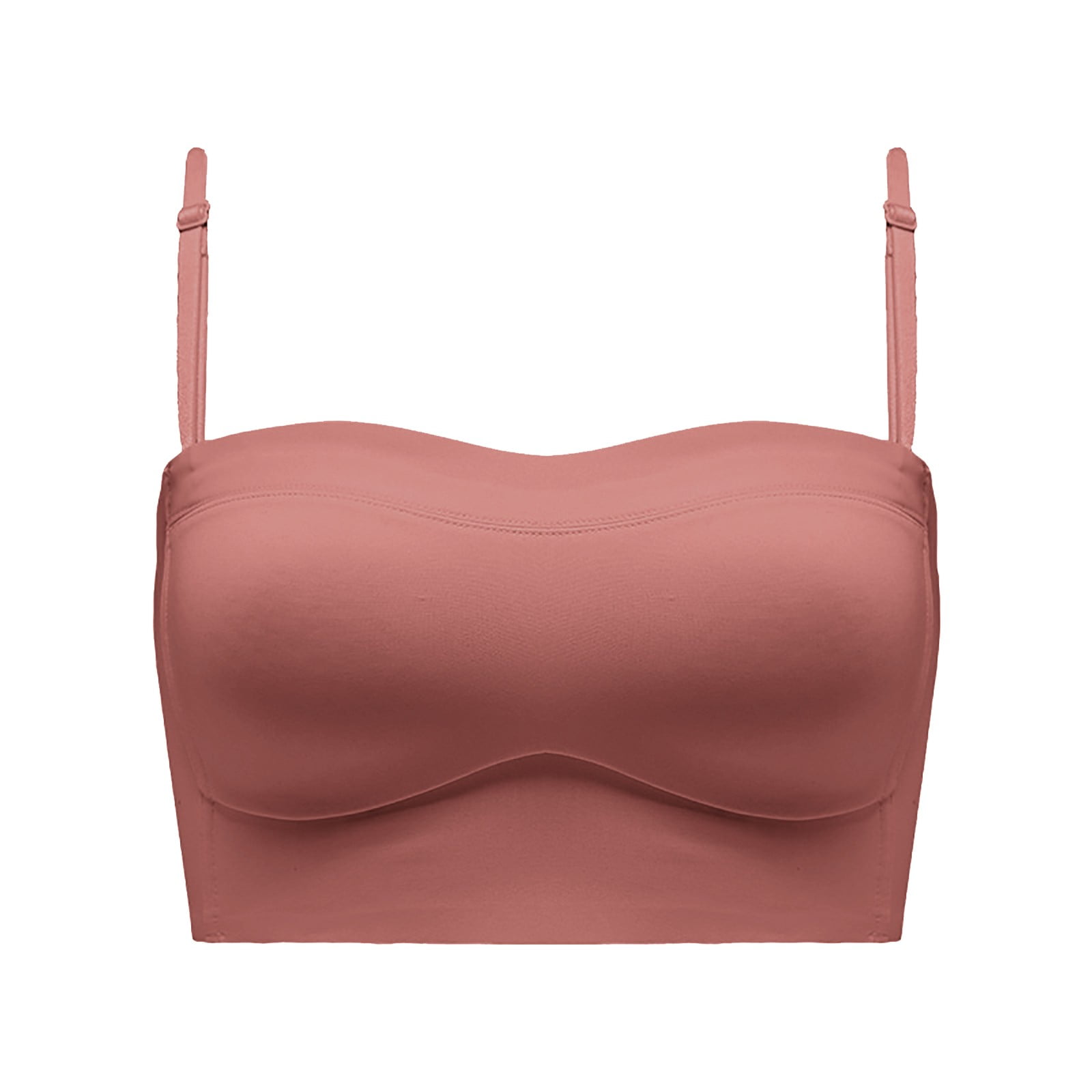 DuoJiaJ Women's Low Back Bra Wire Backless Bra Convertible Spaghetti ...