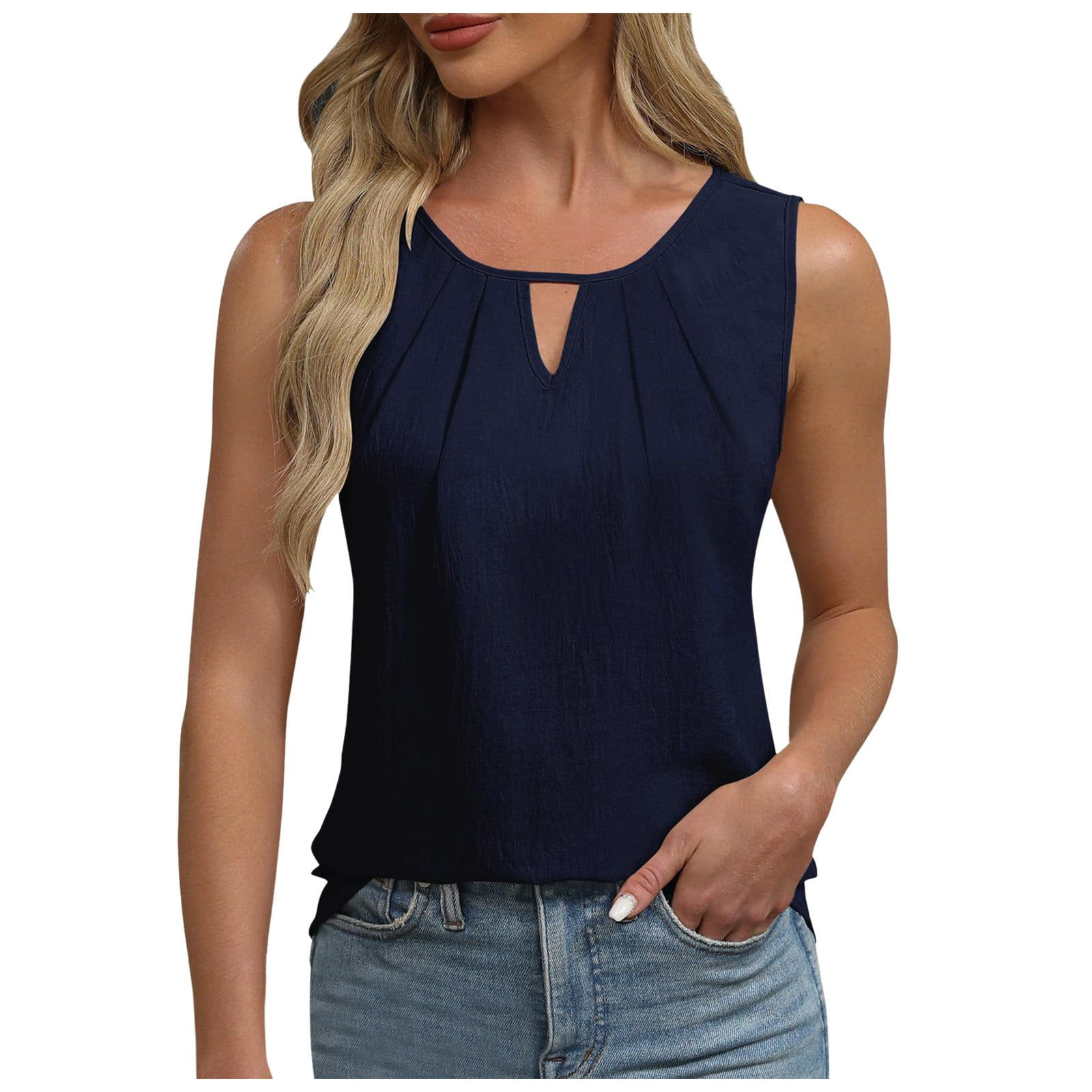 DuoJiaJ Womens Summer Tank Top Sleeveless Business Casual Outfits 2025 ...