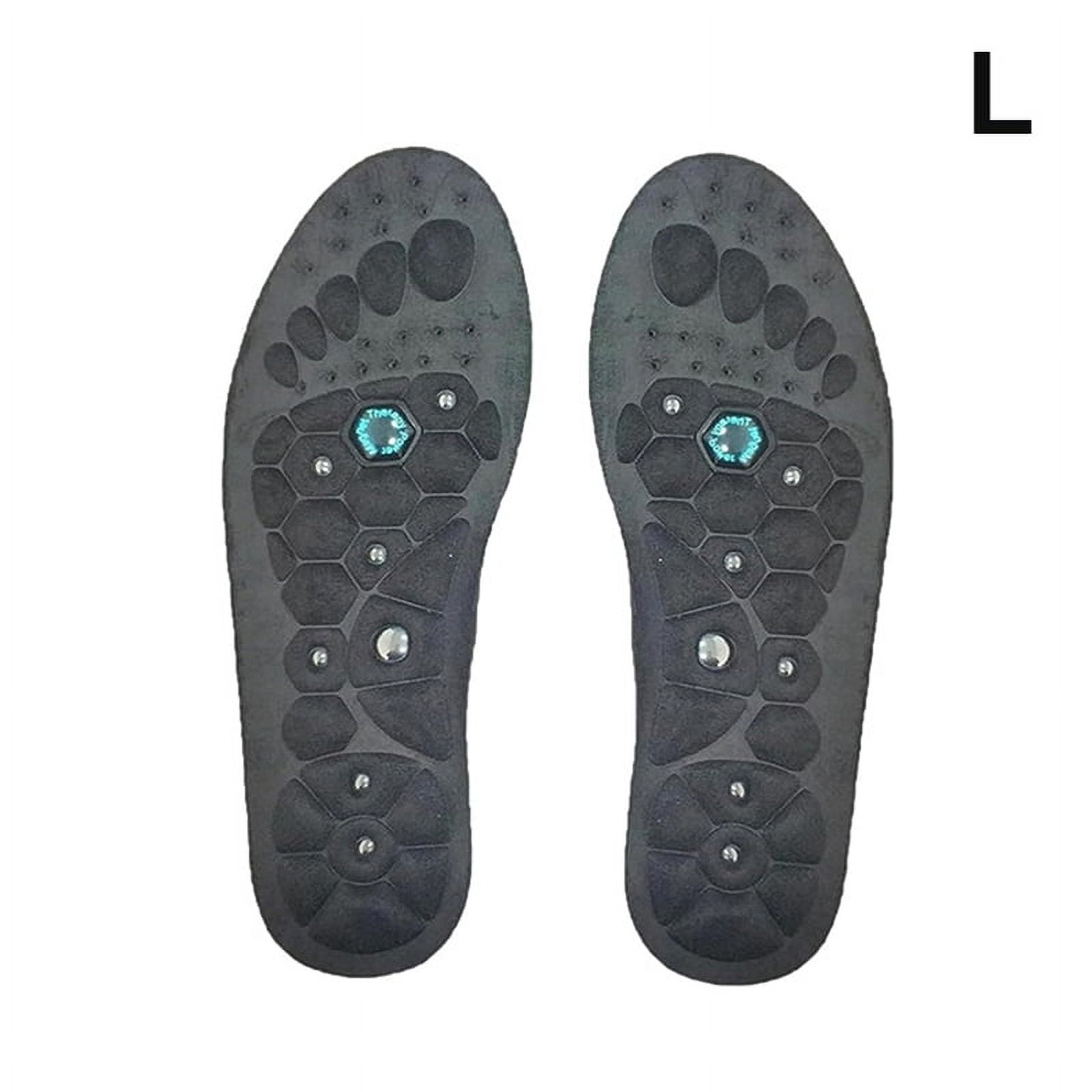 Duochuang 1 Pair Acupressure Foot Insoles For Men Women Orthopedic Gel ...