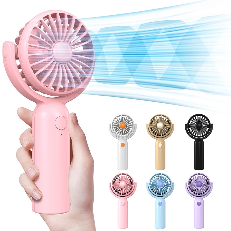 Duochuang 3 Packs Portable Handheld Mini Fans With 3 Speed, 180 ...