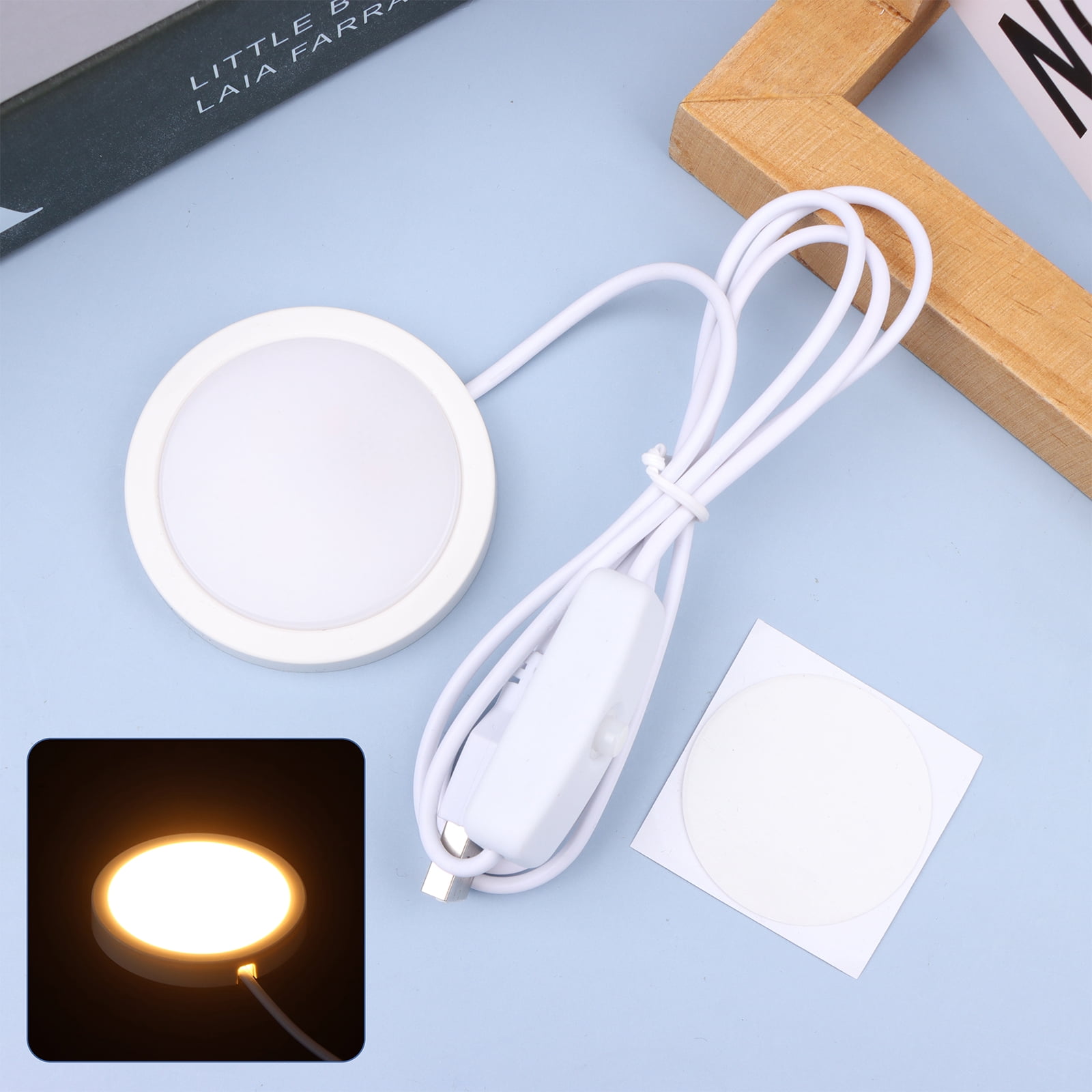 Duochuang USB Switch 5V LED Under Cabinet Puck Light 3W Spotlight ...