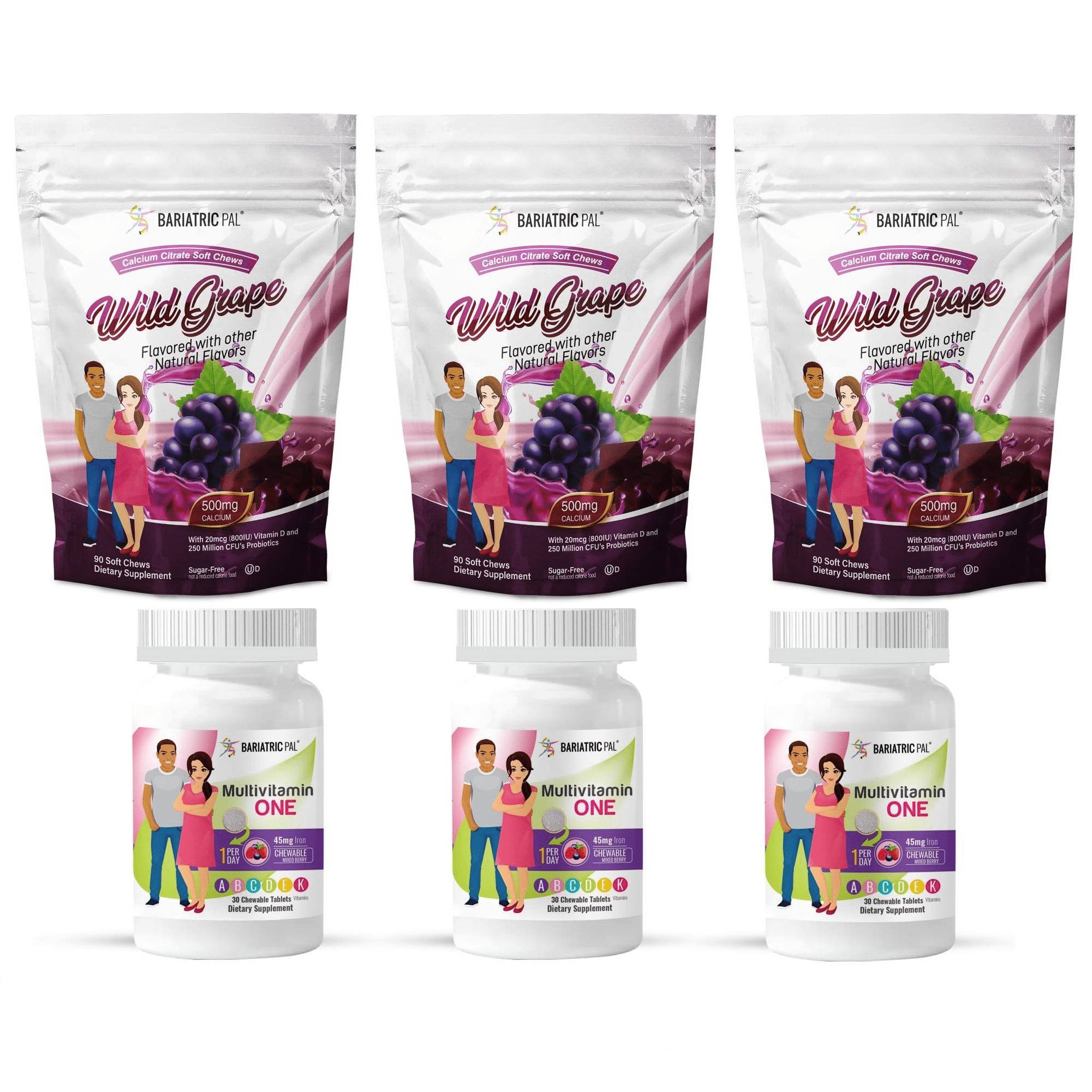 Duodenal Switch Vitamin Pack - Chewables Size: 3-Month Supply ...