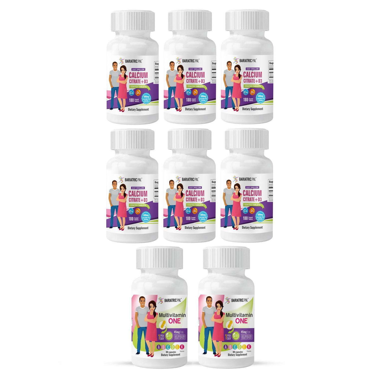 Duodenal Switch Vitamin Pack - Tablets BariatricPal Multivitamin ONE ...