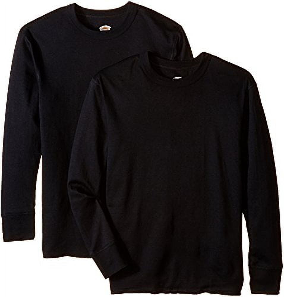 Duofold Mid-Weight 2-Layer Long-Sleeve Mens Crew Shirt (Pack of 2) 2 ...