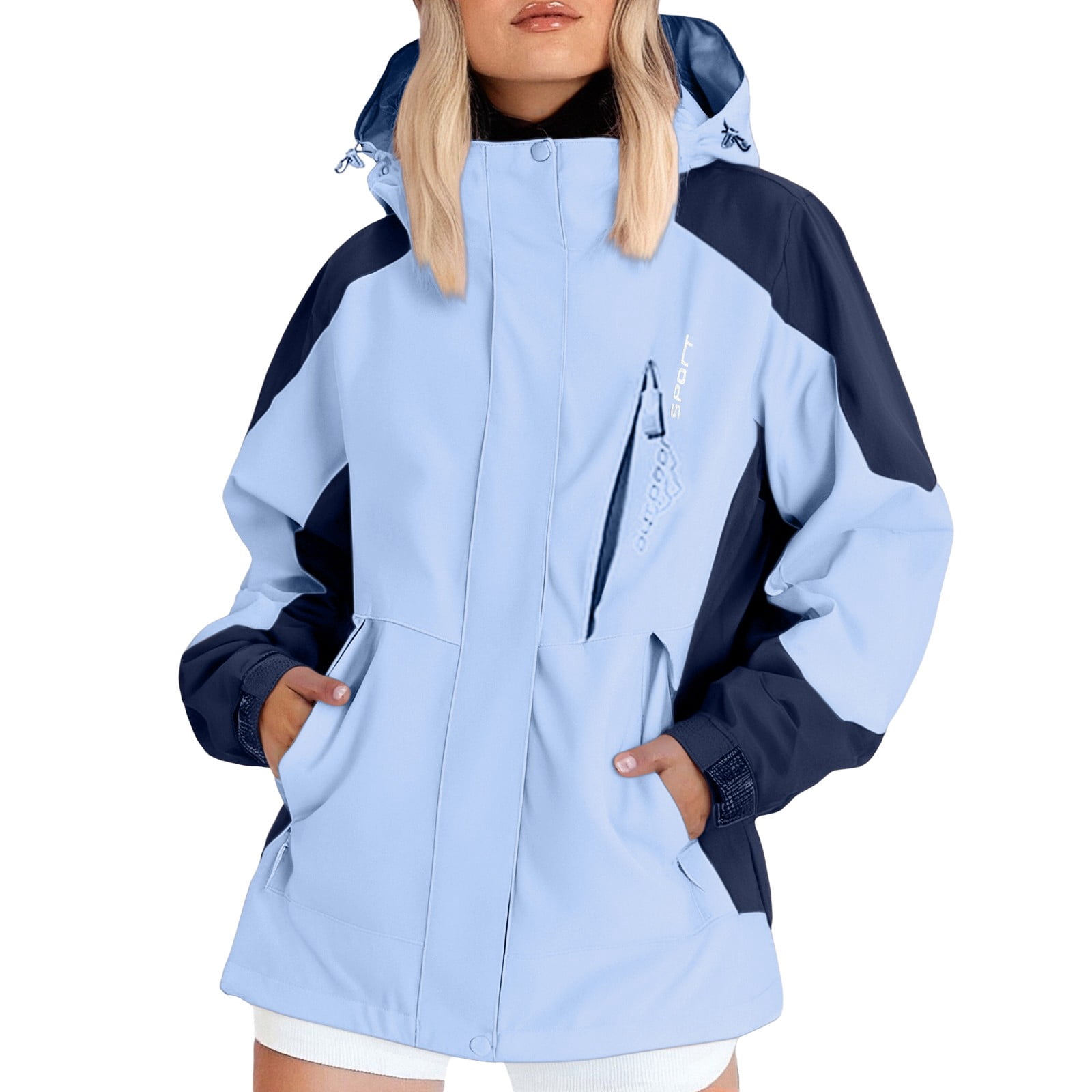 Duoif Rain Jacket Women, Women's Fashion Clothes for Every Occasion ...