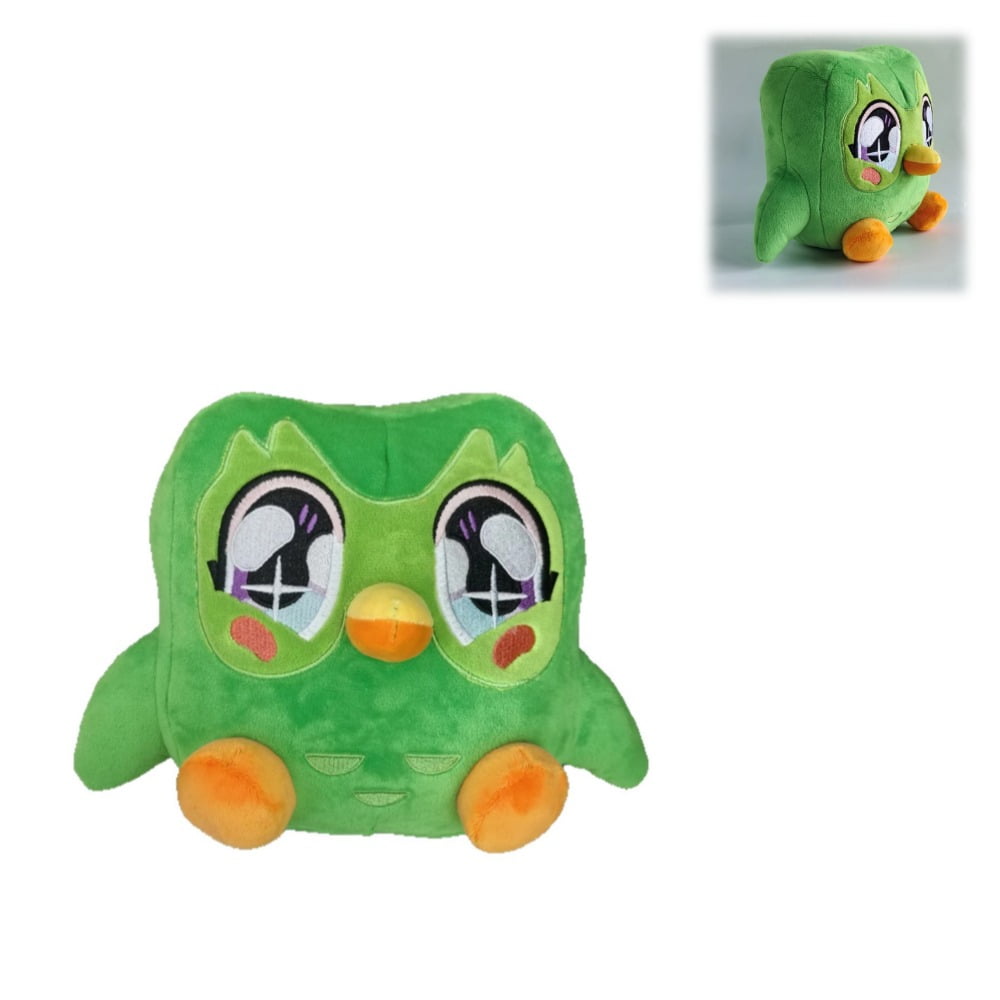 Duolingo Plush, Green Owl Stuffed Animal, Soft Stuffed Doll for Adults ...