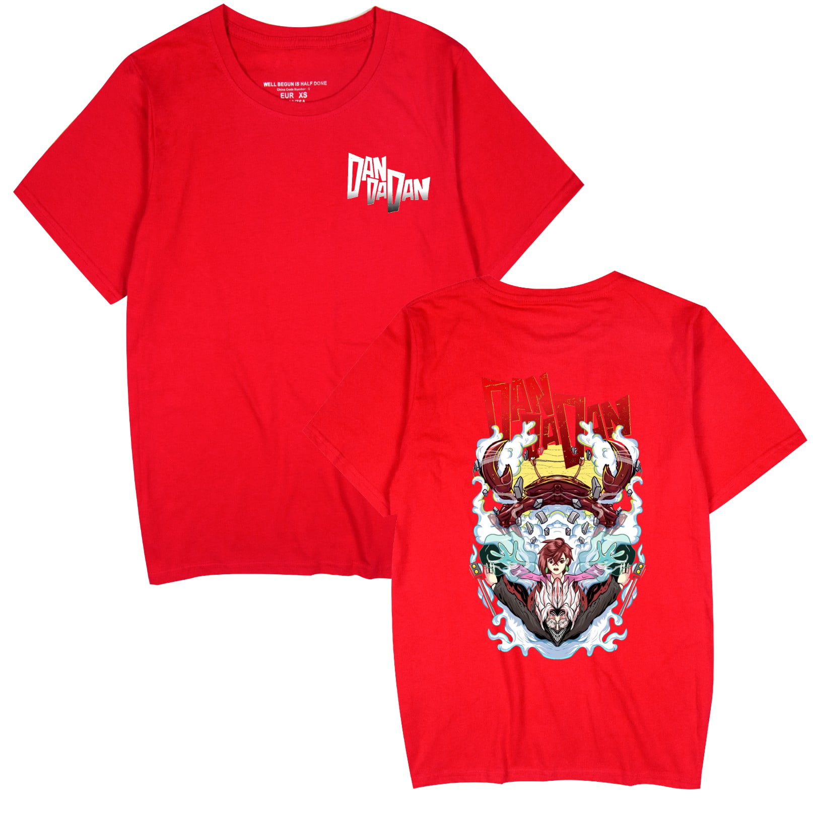 Duoxingbao Anime DANDADAN pure cotton breathable T-shirt summer unisex ...