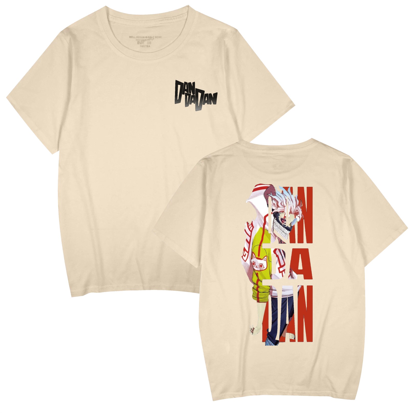 Duoxingbao Anime DANDADAN pure cotton breathable T-shirt summer unisex ...