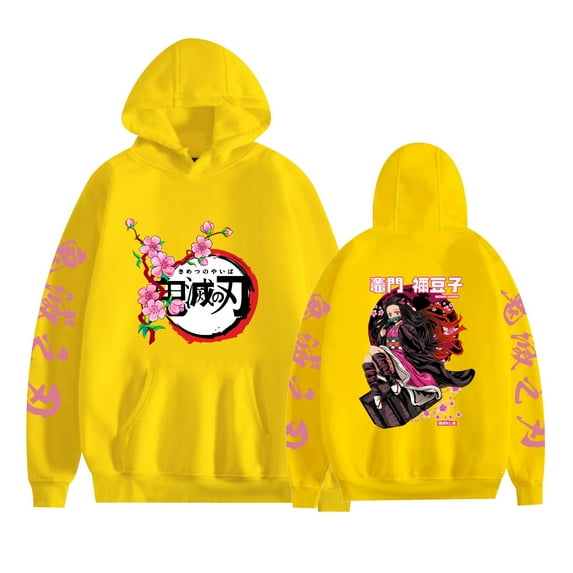 Duoxingbao Anime Demon Slayer Hoodie Long-Sleeve Sweatshirt for Men and ...