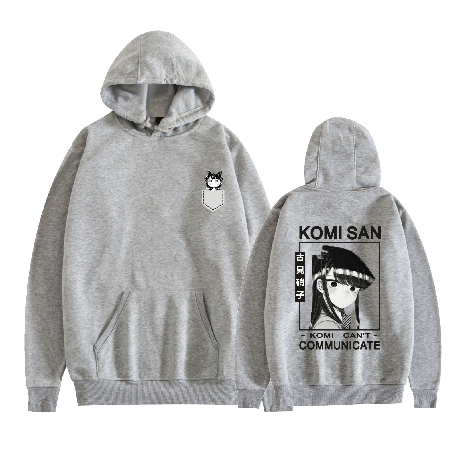 Duoxingbao Anime Komi Can't Communicate Hoodies 3D Komi Cosplay ...