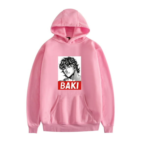 Duoxingbao Baki Road BAKI Fanma Baki anime plus velvet hoodie cross ...