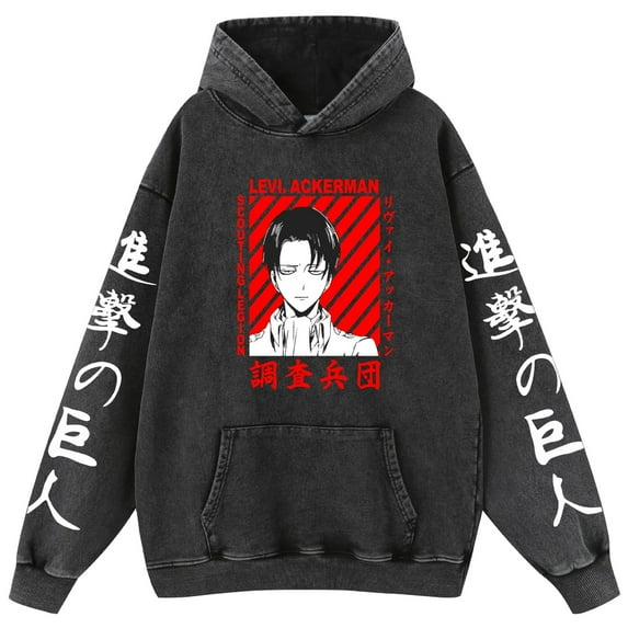 Duoxingbao Cross-border Attack on Titan Wings of Liberty Casual Washed ...