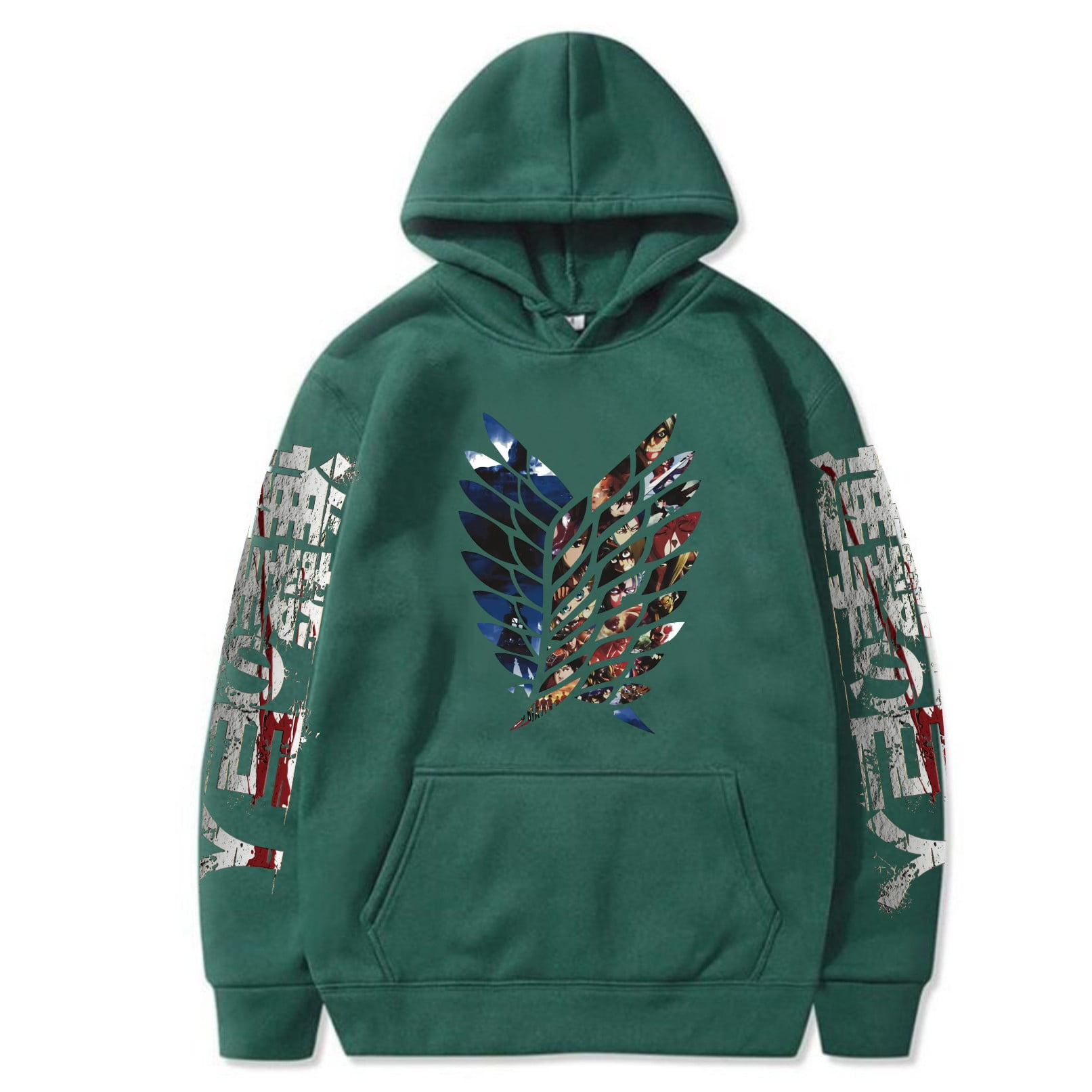 Duoxingbao Cross-border Attack on Titan hoodie loose fit casual trendy ...