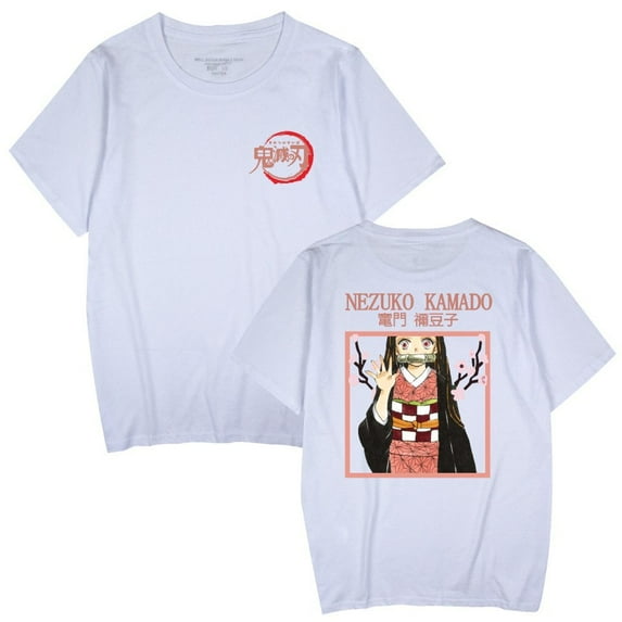 Duoxingbao Cross-border Demon Slayer Anime Thin Casual Summer Crew Neck ...