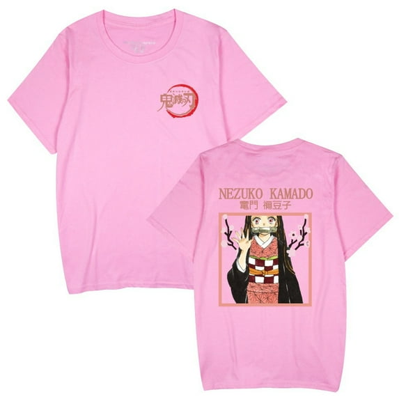 Duoxingbao Cross-border Demon Slayer Anime Thin Casual Summer Crew Neck ...