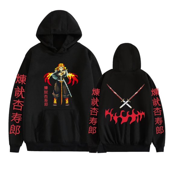 Duoxingbao Cross-border Demon Slayer Kyojuro Hooded Long-Sleeve ...