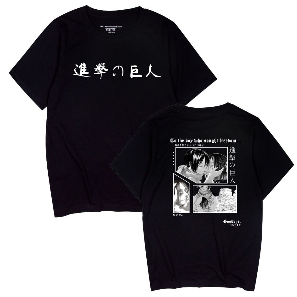 Duoxingbao Cross-border T-shirts ATTACK ON TITAN merchandise anime ...