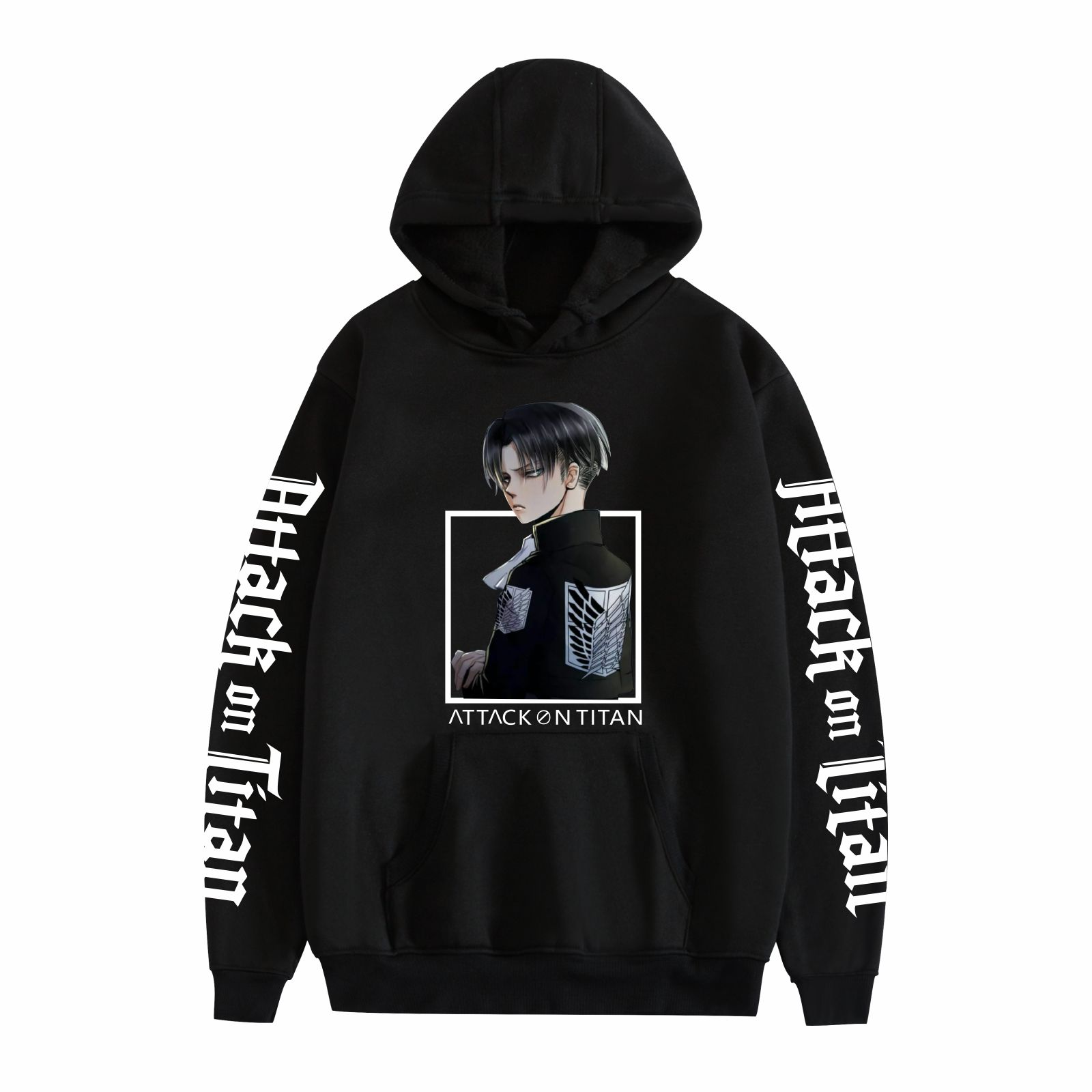 Duoxingbao Cross-border anime Attack on Titan hoodie long-sleeved ...