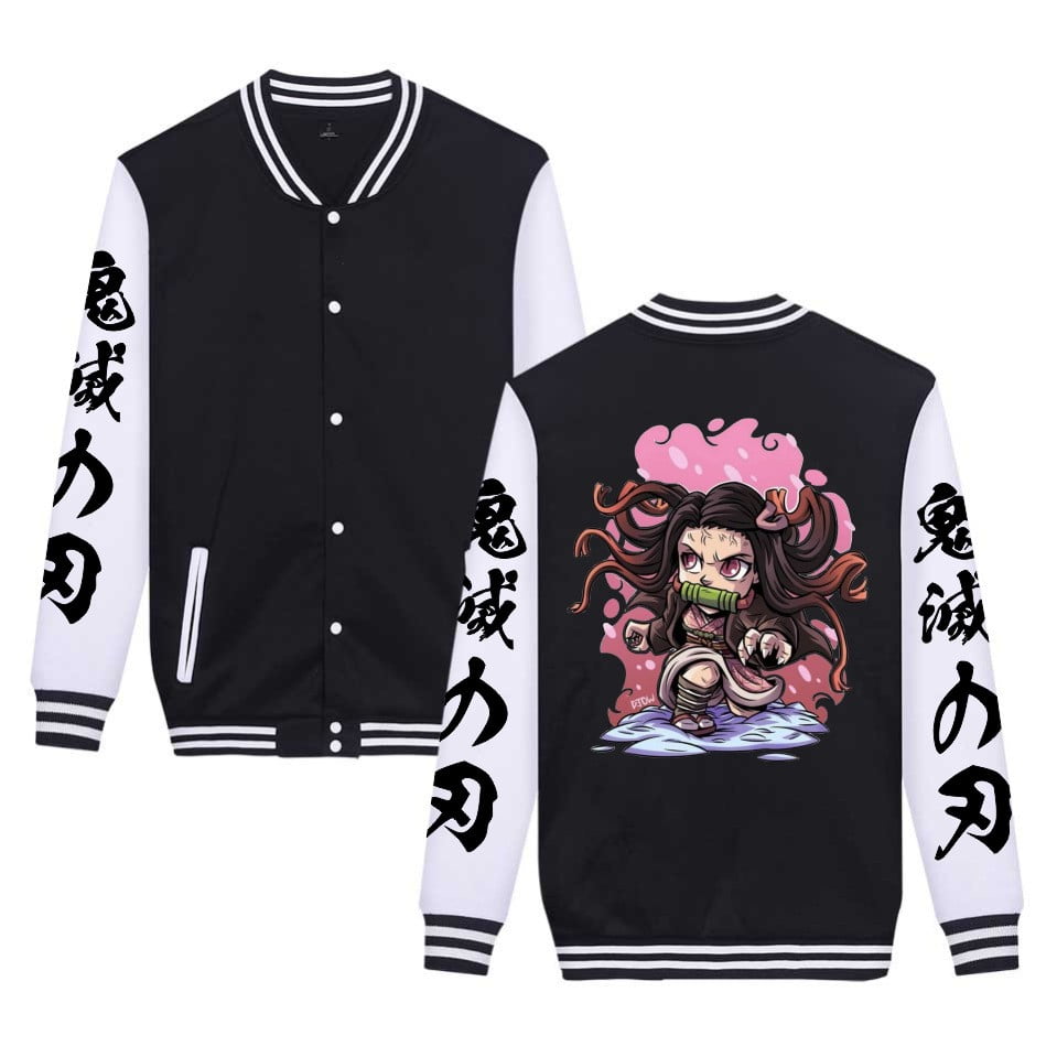 Duoxingbao Cross-border baseball jacket high-end Demon Slayer trendy ...