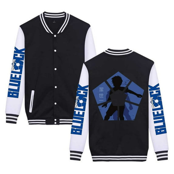 Duoxingbao Cross-border hoodie jacket BLUE LOCK blue prison-themed ...