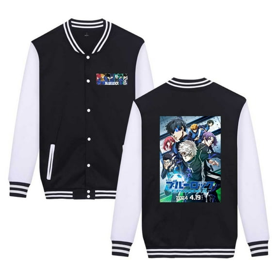 Duoxingbao Cross-border hoodie jacket BLUE LOCK blue prison-themed ...