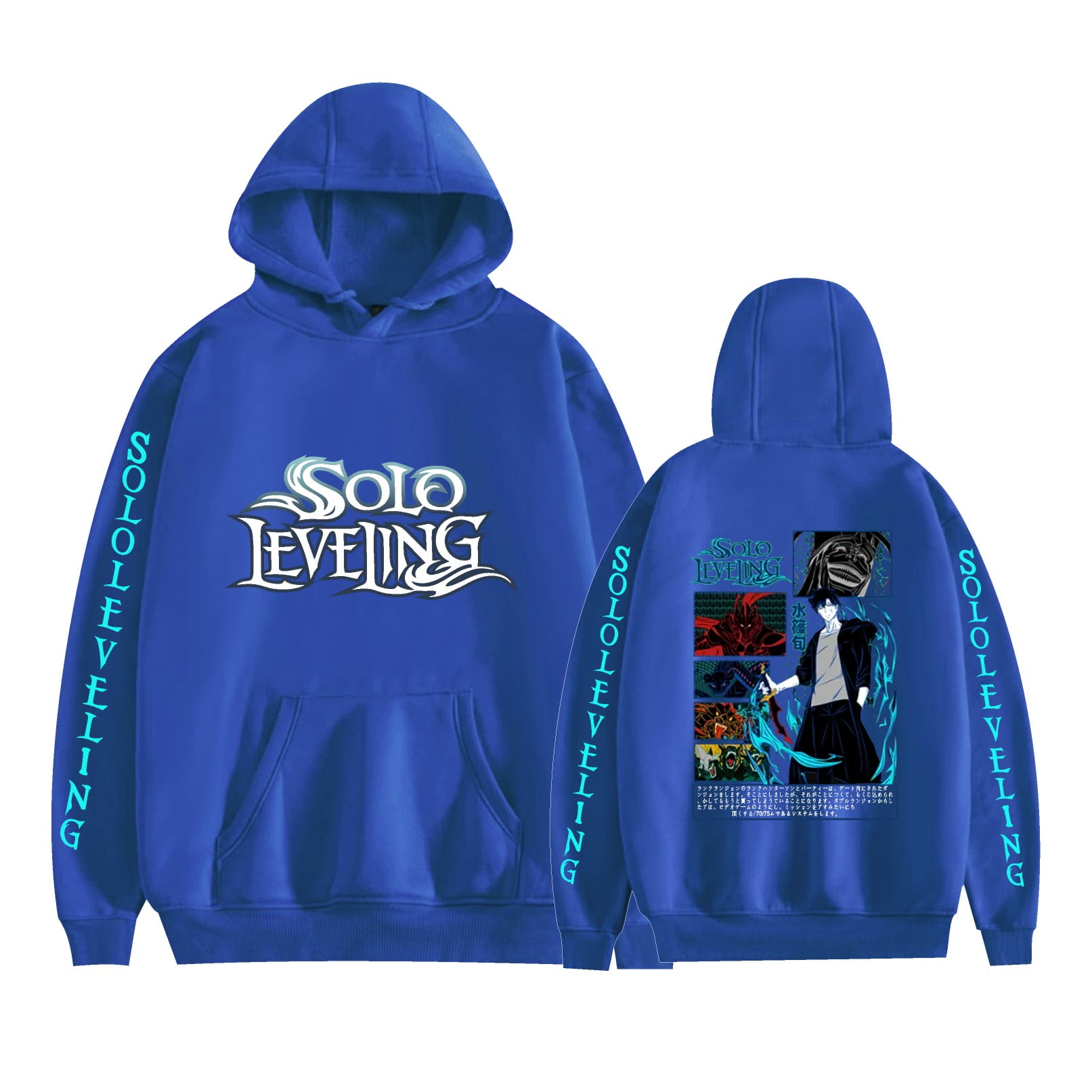 Duoxingbao Cross-border hot-selling Solo Leveling anime hoodie long ...